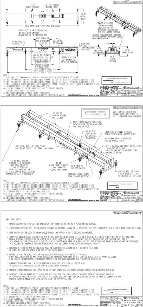 AX17M00-00A-PA Electroloc Load Leveling Frame | Tandemloc
